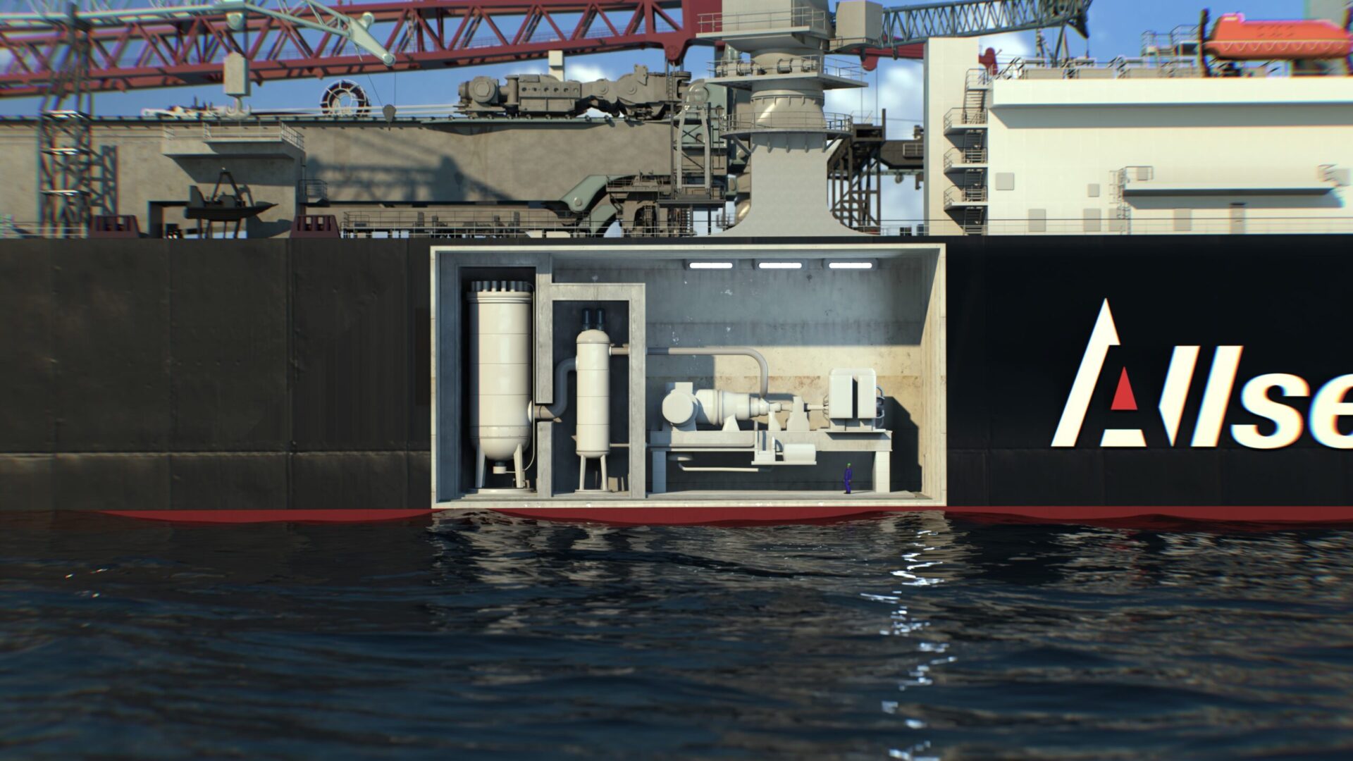 Allseas wil SMR's inzetten op schepen - Nucleair Nederland